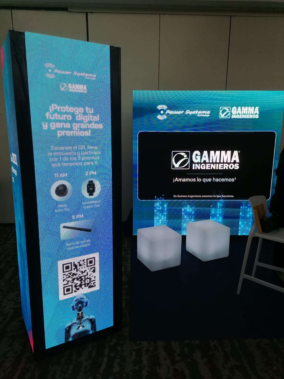 Totem de 4 lados 0.5m x 2m – Audico Galería